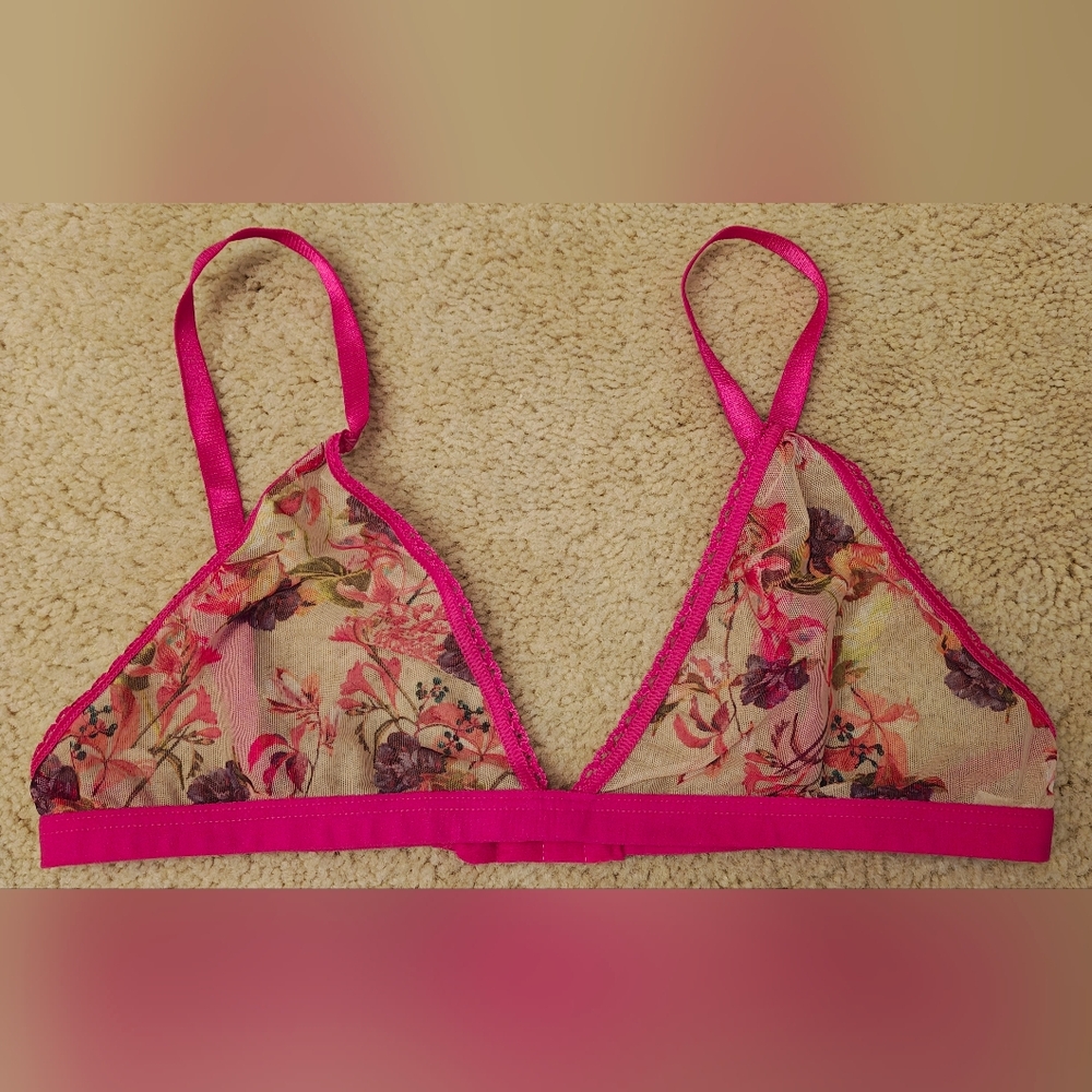 Wicked Weasel 25th Anniversary Eden Floral Pink Brale… - Gem